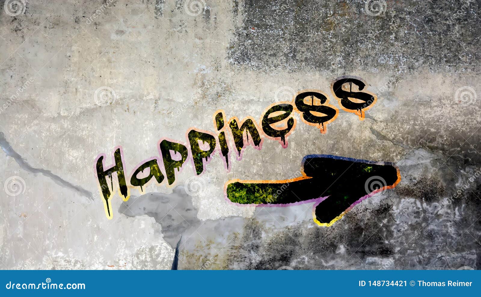 Destiny Graffiti On Brick Wall Stock Photo | CartoonDealer.com #57109776