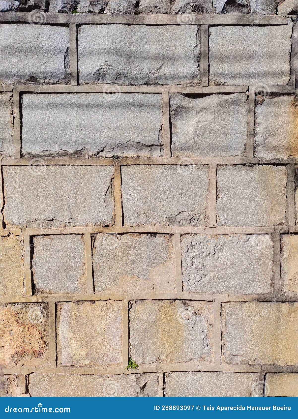 Wall of Gray, Large, Square and Rectangular Stones. among the Stones, a ...