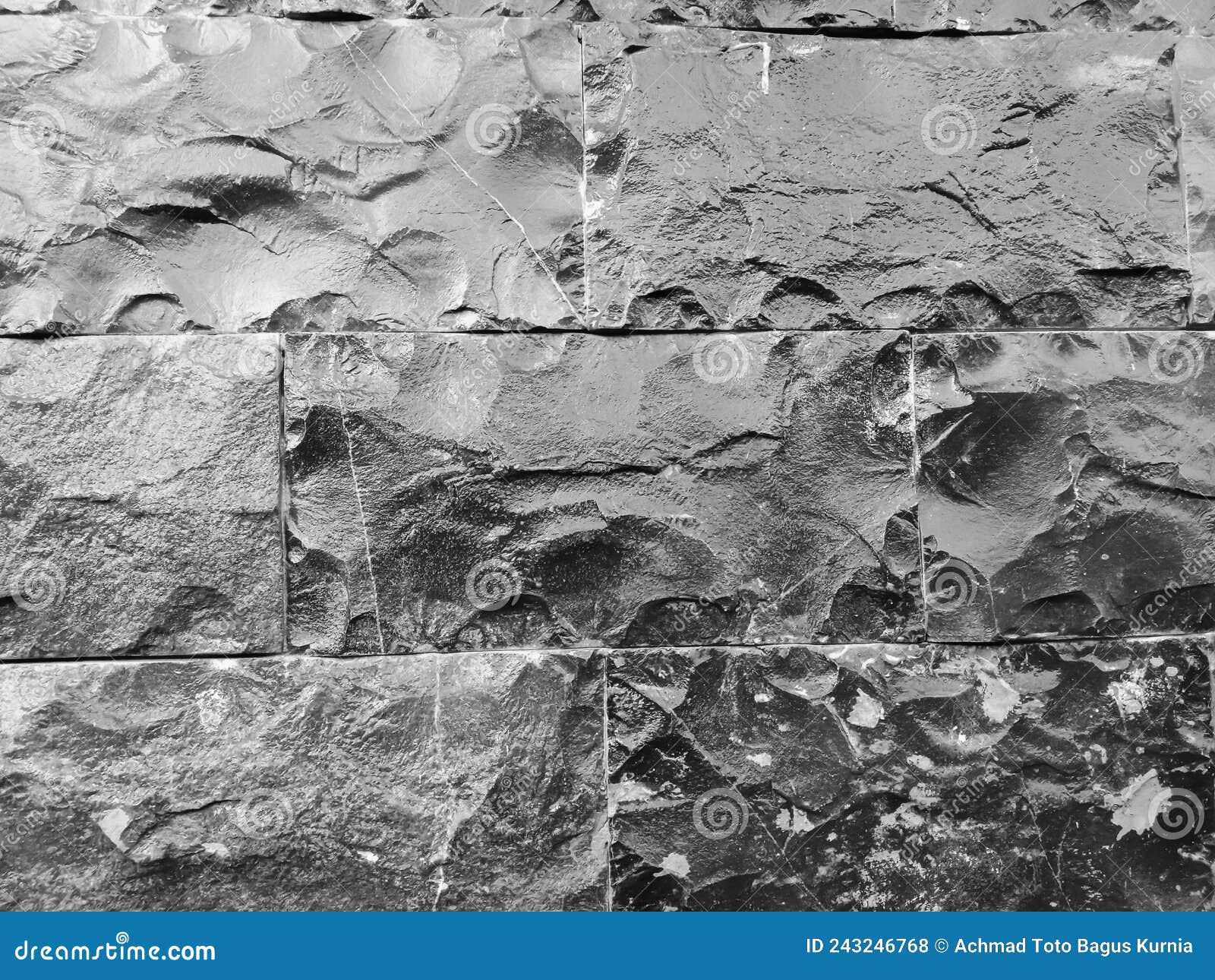 Wall of gray rock stock photo. Image of geology, monochrome - 243246768