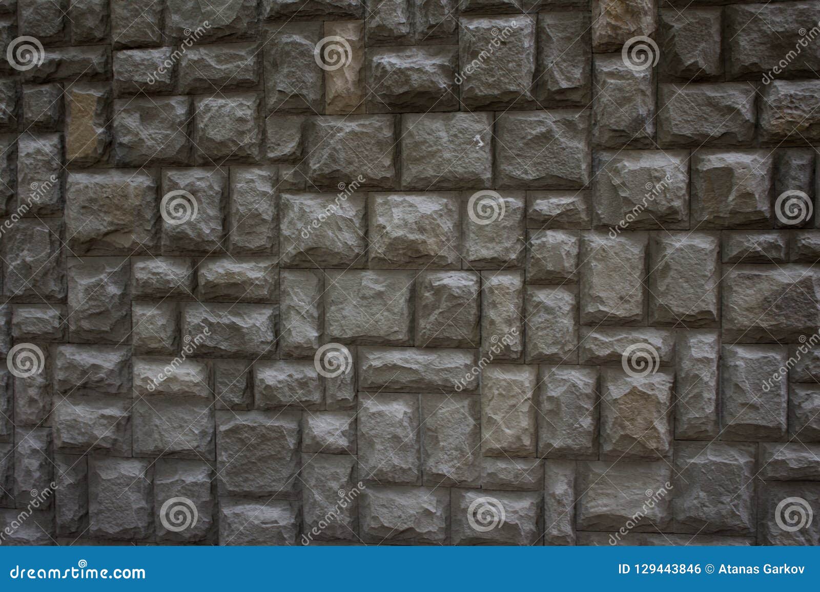 Wall Grey Blocks Decorative Horizontal Texture Outside a Building ...