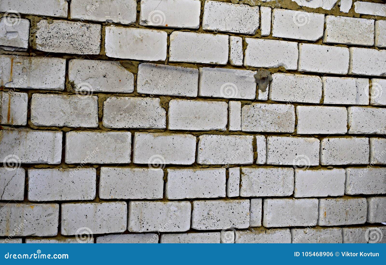 A Wall of Gypsum Blocks As a Background. Stock Photo - Image of ...