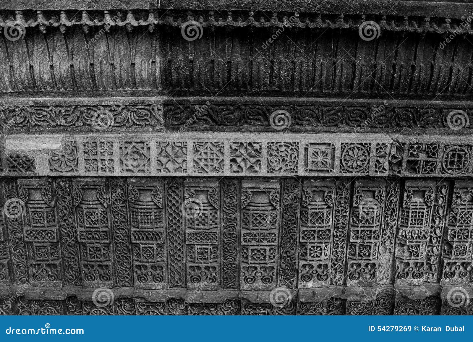 Wall Heritage Black And White Patterns Royalty-Free Stock Photography ...