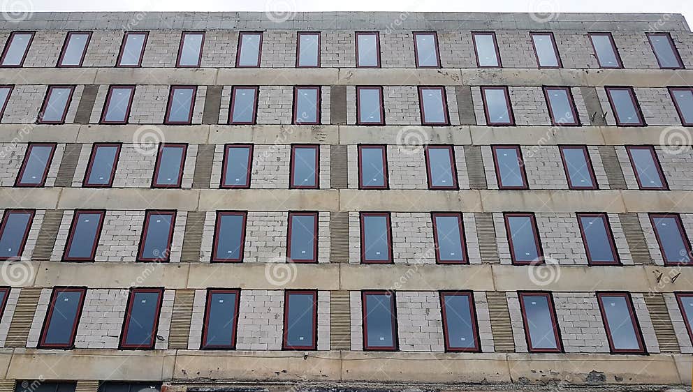 The Wall of a High-rise Building without Cladding with Predominant ...