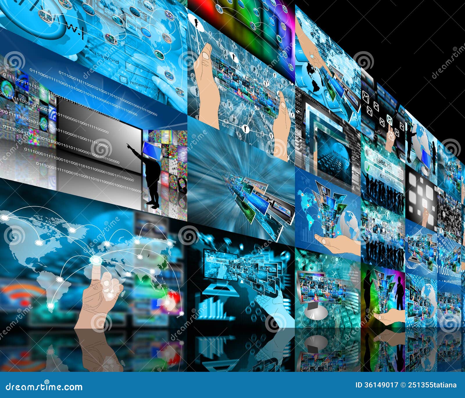 Wall high-tech stock image. Image of definition, communication - 36149017