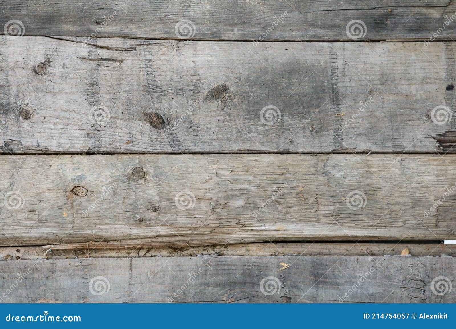 Wall of Horizontal Old Rotten Wooden Planks Stock Image - Image of ...