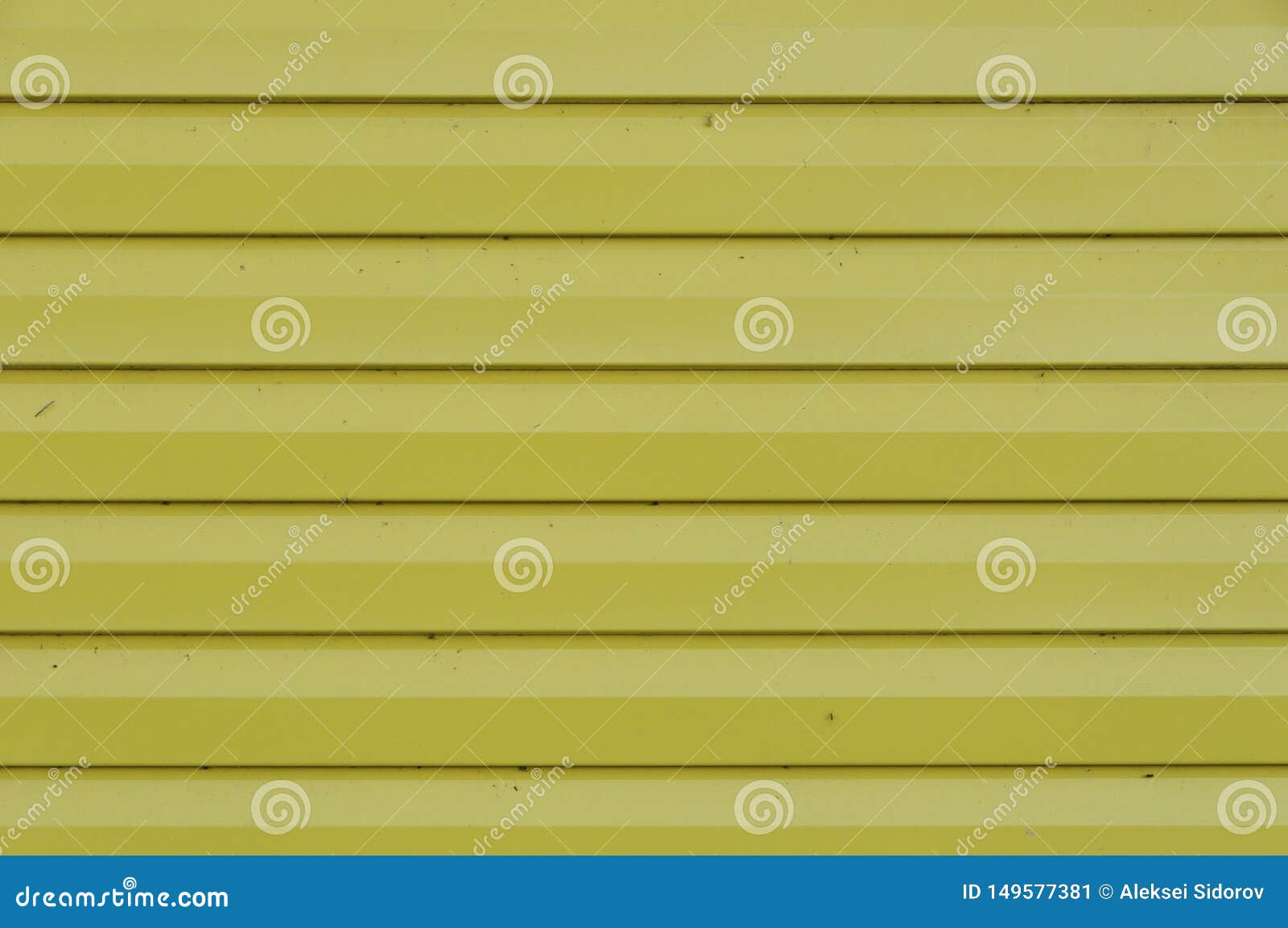 The Wall of the House, Lined with Yellow Siding. Stock Image - Image of ...