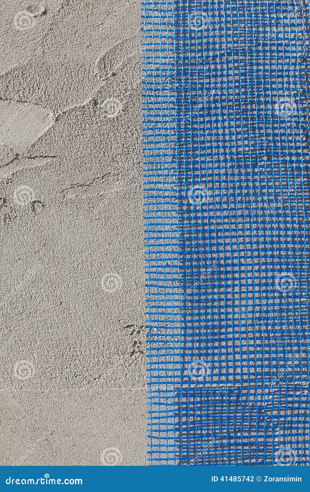 Wall Insulation, Mortar and Mesh Stock Photo - Image of grey, foam ...