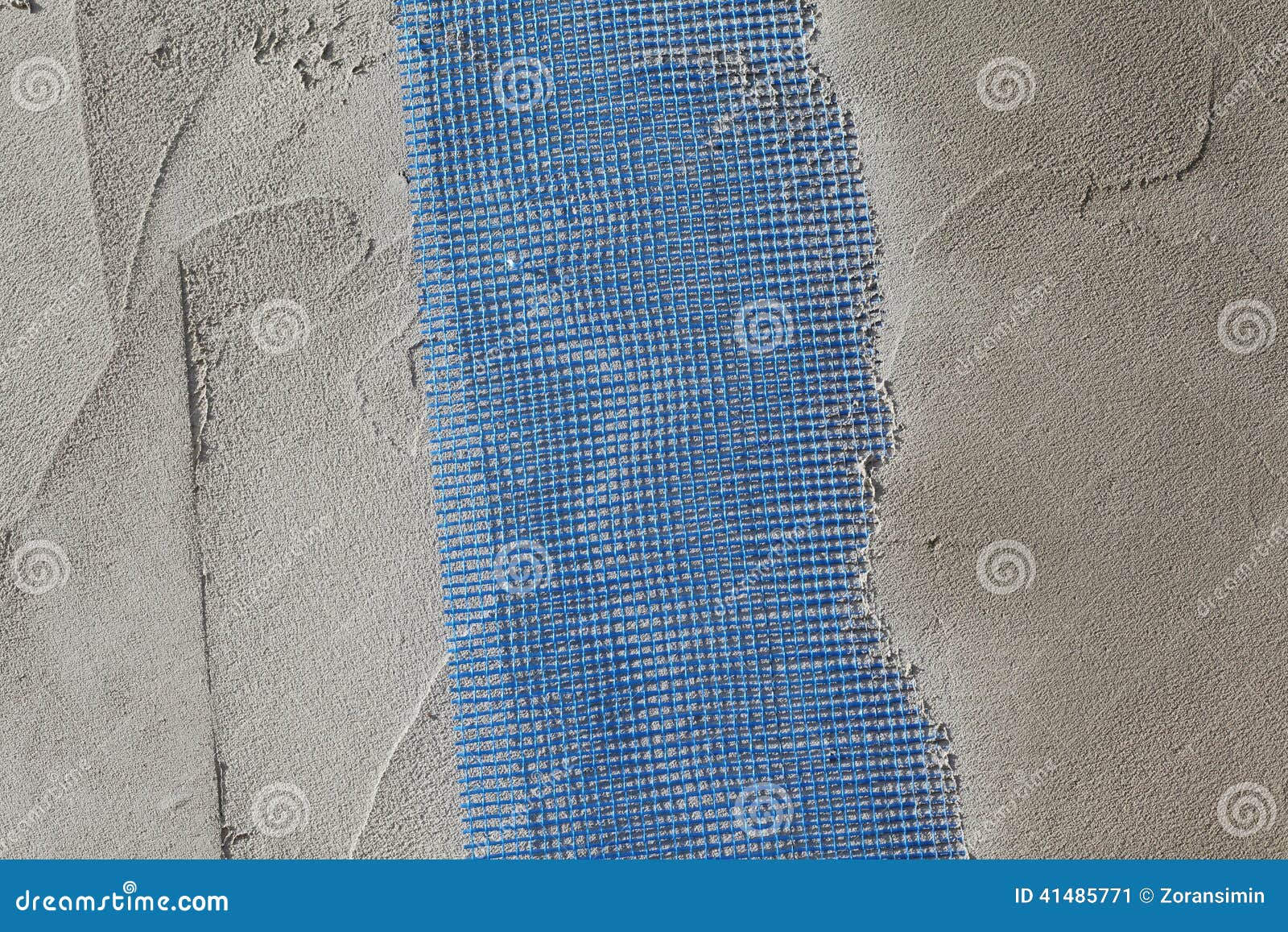 Wall Insulation, Mortar and Mesh Stock Image - Image of concrete ...