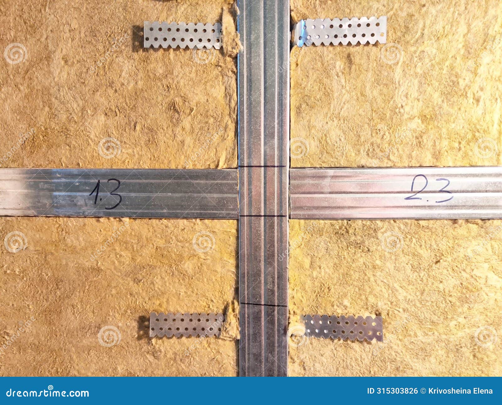 Wall Insulation Process with Precision Markings in a Building ...