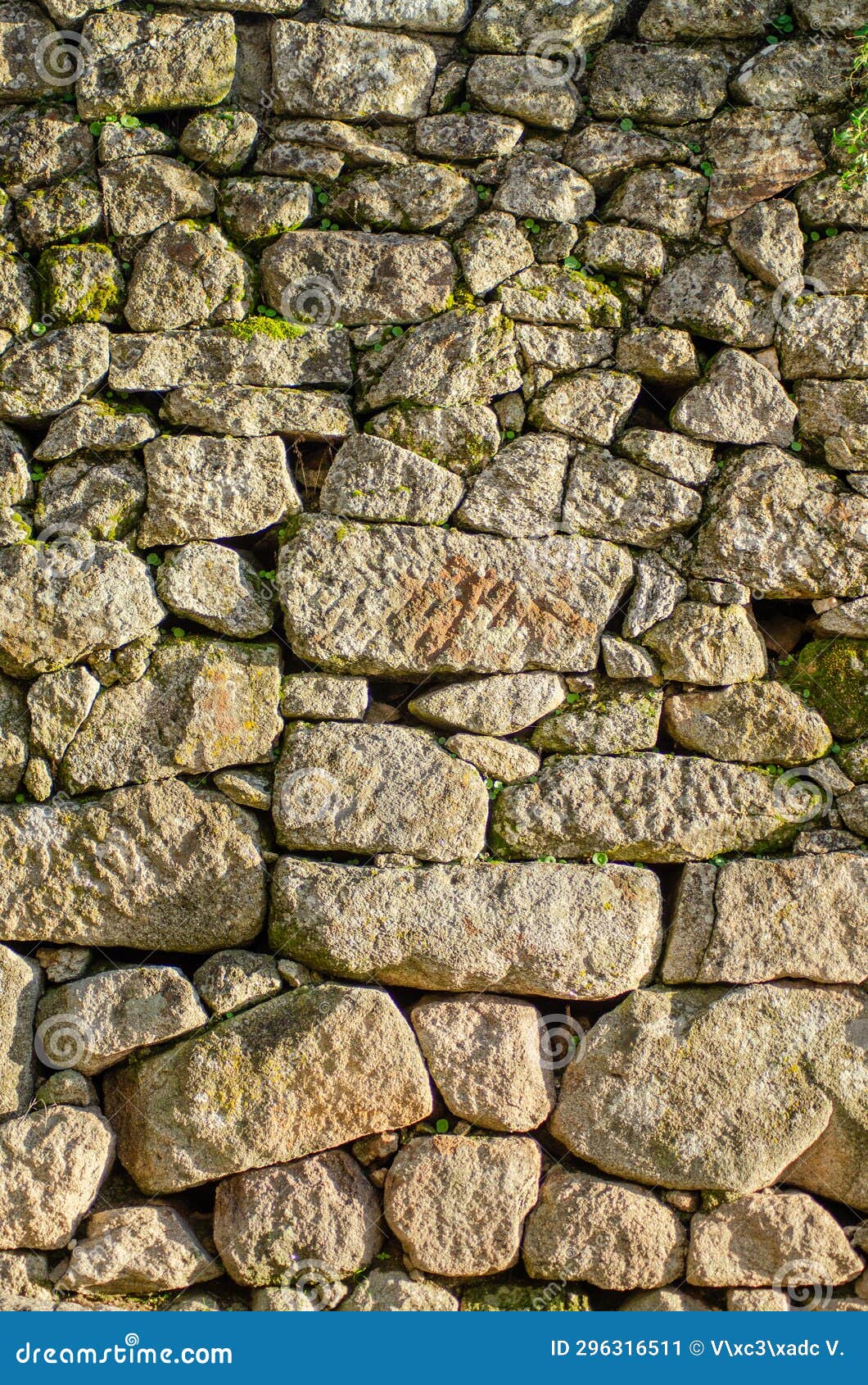Wall of Irregular Granite Stone Blocks, Texture for Backgrounds Stock ...