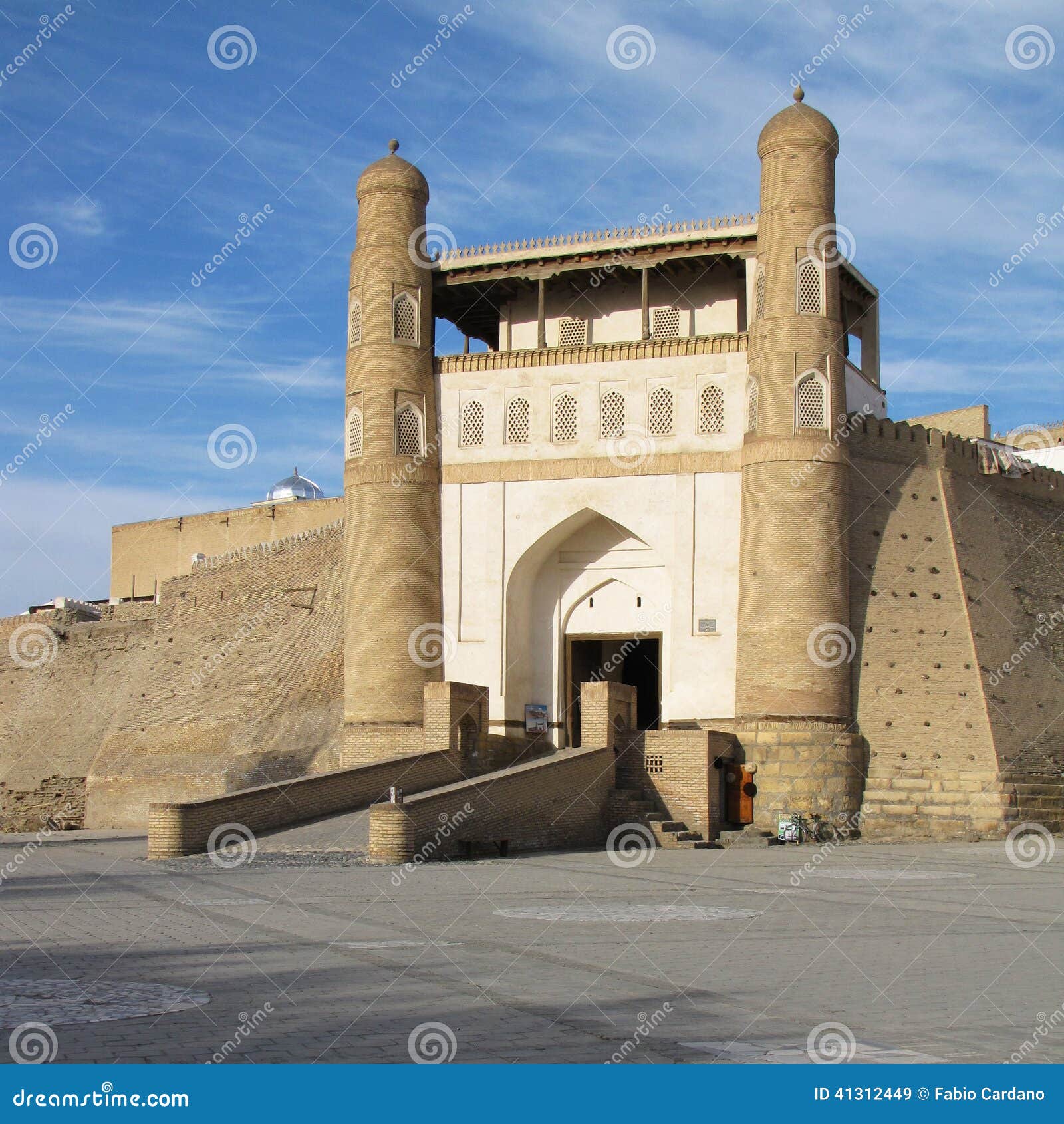 Wall at khiva stock image. Image of buchara, defencesive - 41312449