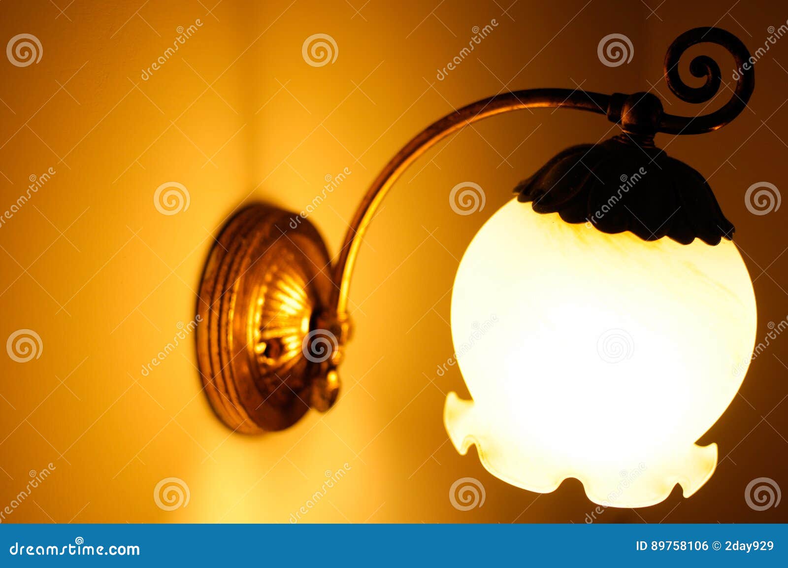 Wall Lamp, Design Architecture Stock Photo - Image of lamp, wall: 89758106