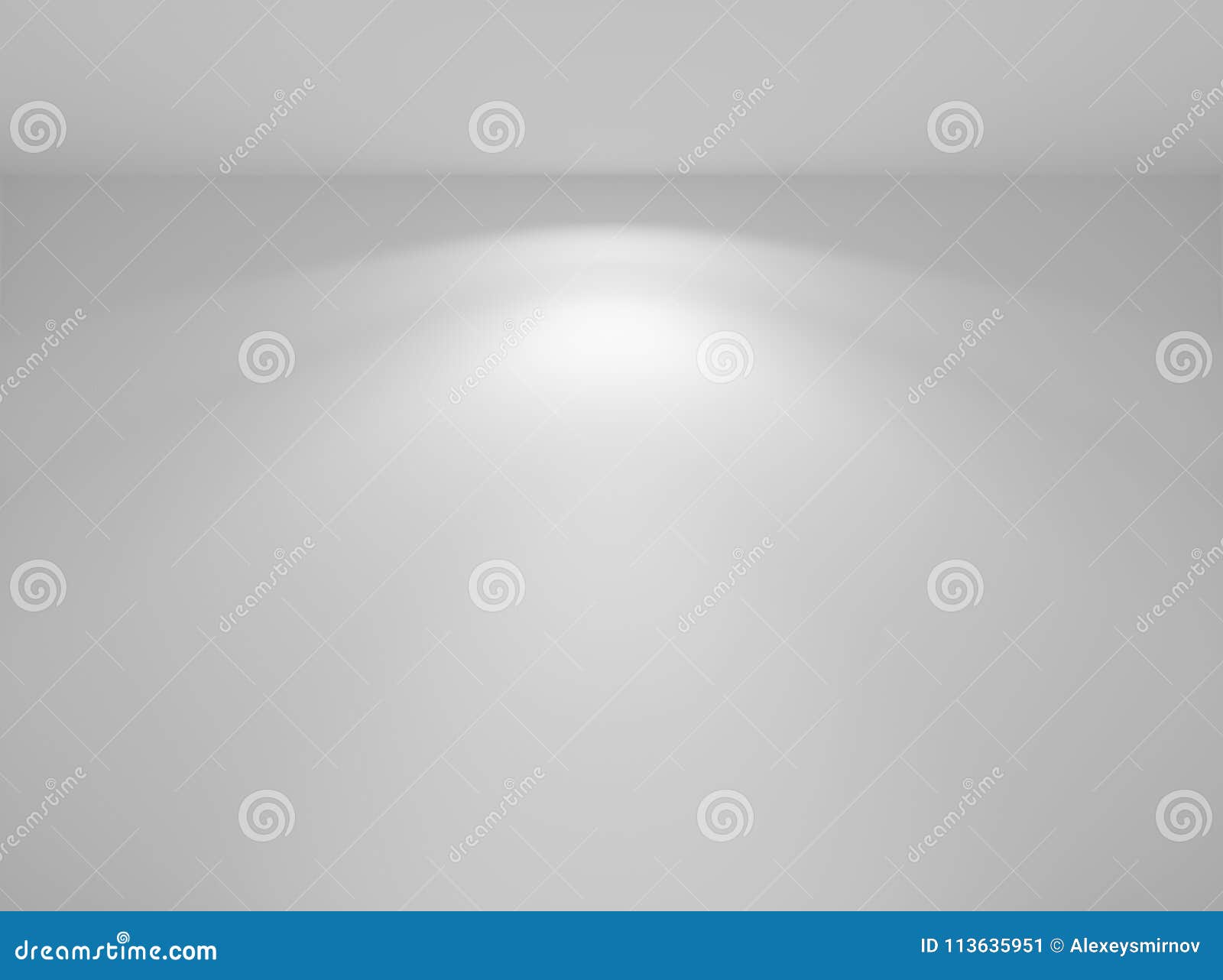 Wall Lamp Light on Wall in Empty White Room Stock Illustration ...