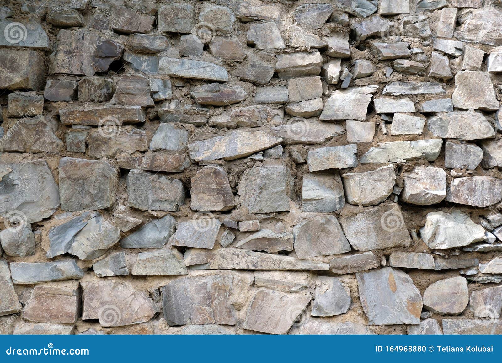 Wall from Large Stone Texture Basalt. Stock Photo - Image of large ...
