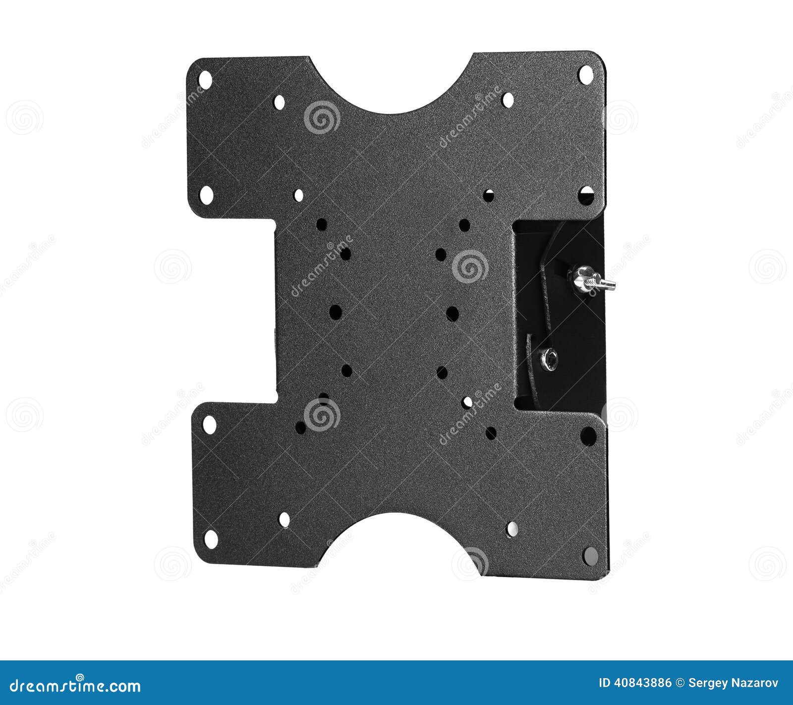 Wall LCD bracket stock photo. Image of object, connection - 40843886