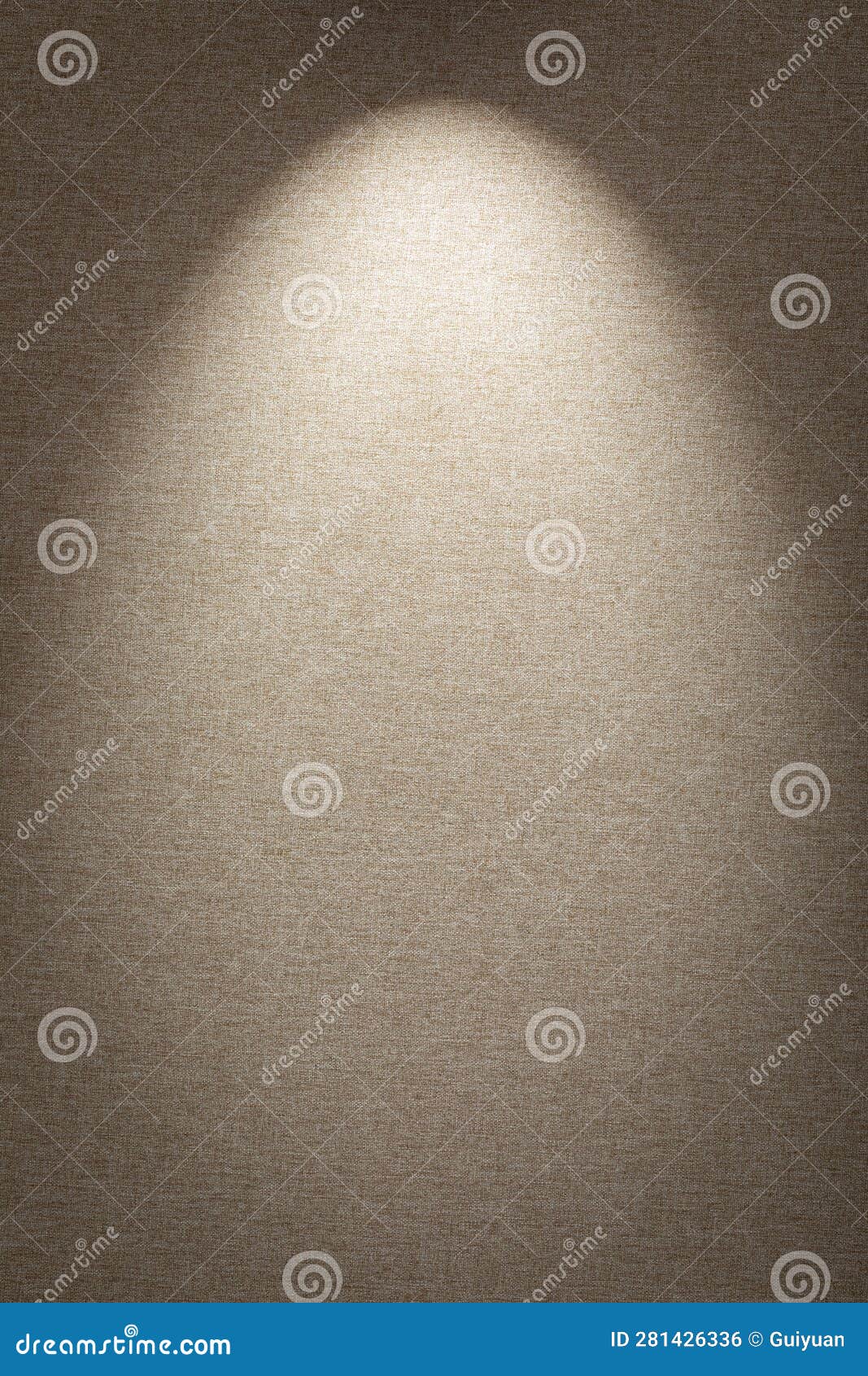 Wall with Light. Light Brown Wall. Light Bulb on Wall Stock Photo ...