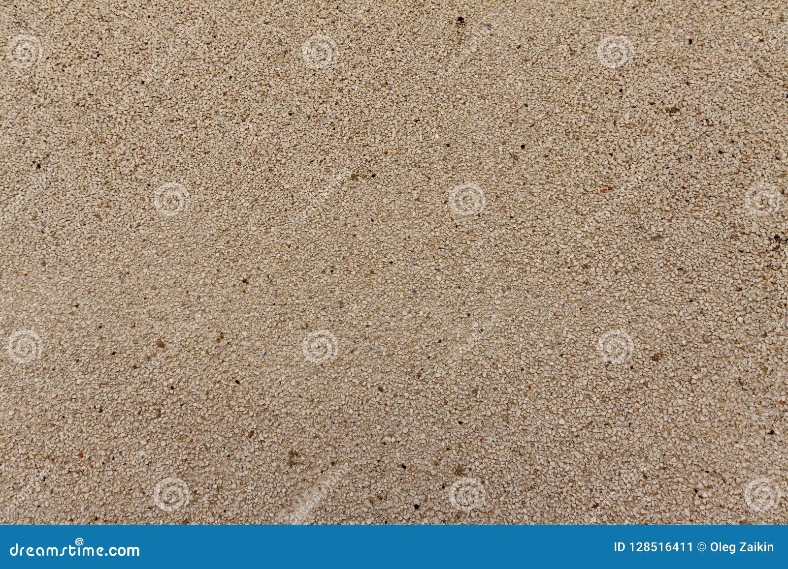 On the Wall, Light-colored Plaster from Coarse Sand, Background. Stock ...