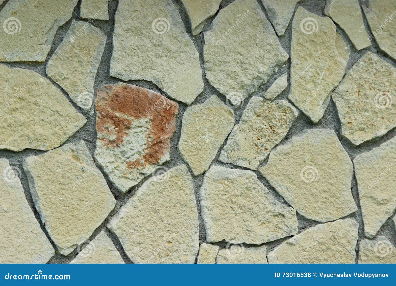 Wall of Light Colored Stone Stock Photo - Image of white, fence: 73016538