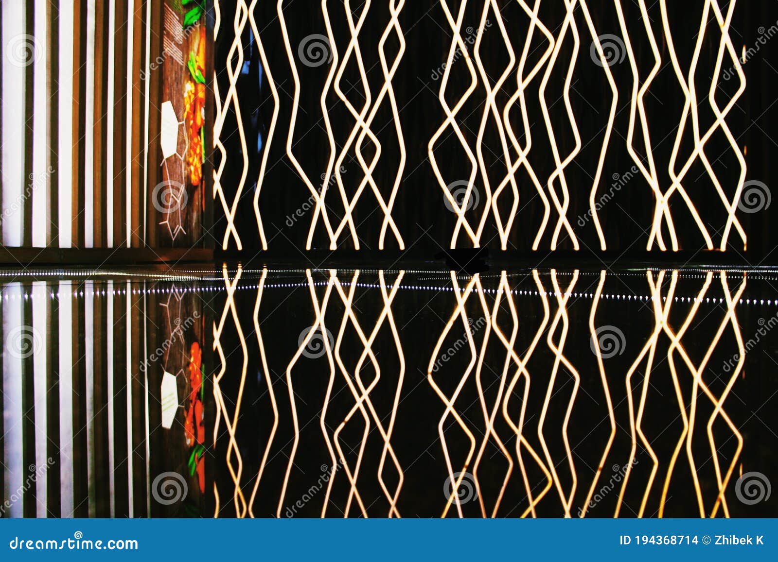 Wall of light stock photo. Image of line, lights, font - 194368714