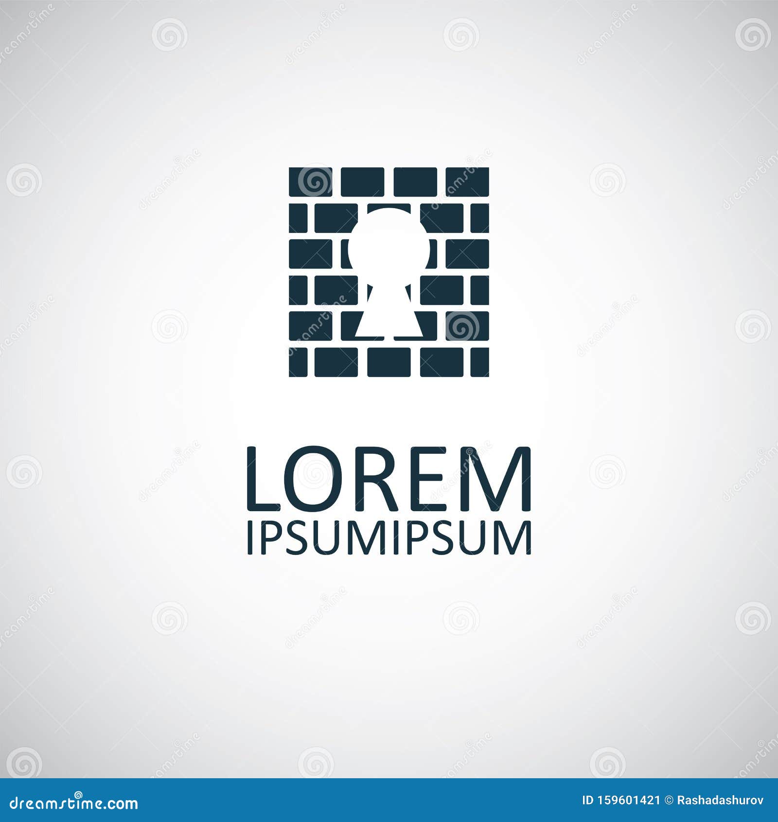 Wall Lock Icon. for Web and Stock Vector - Illustration of vector ...