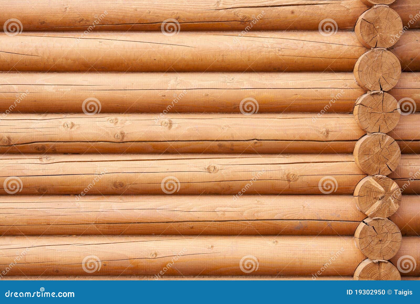 Wall from logs stock photo. Image of boarded, dark, grunge - 19302950