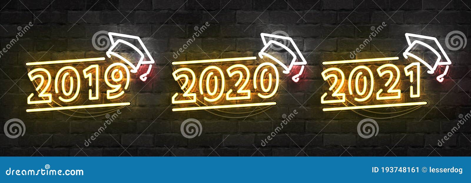 Alumni Neon Sign Vector. Graduation Neon Symbol, Design Template ...