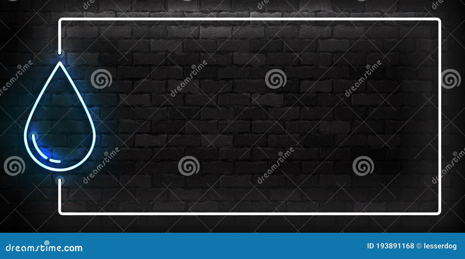 Water Frame Painting. Aqua Frame On Transparent Background. Marine ...