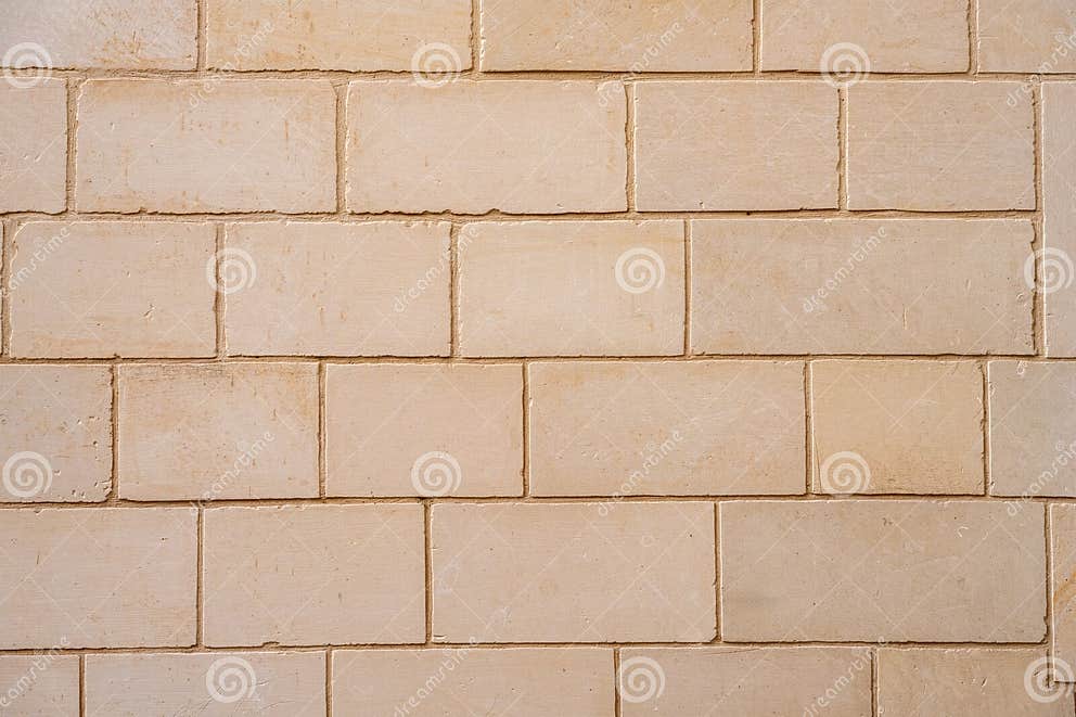 Wall Made of Big Blocks of Bricks Stock Photo - Image of backgrounds ...