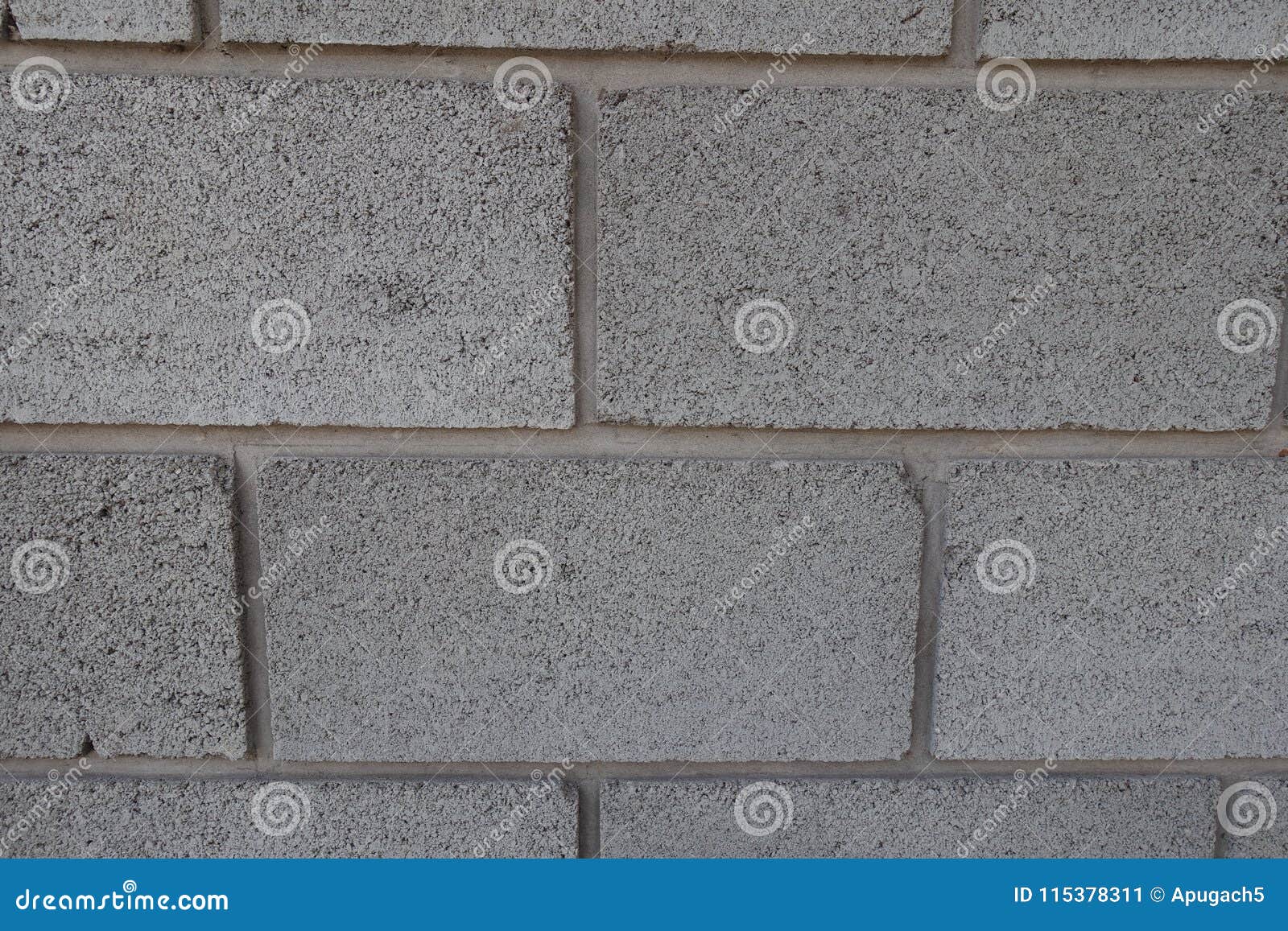 Wall Made of Big Gray Concrete Blocks Stock Image - Image of objects ...