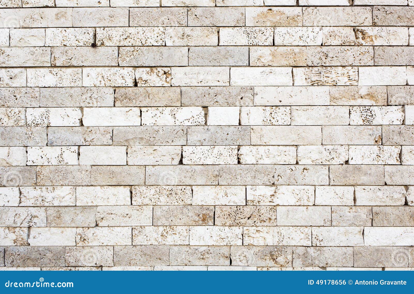 Wall Made with Bricks of Marble. Stock Photo - Image of interior ...