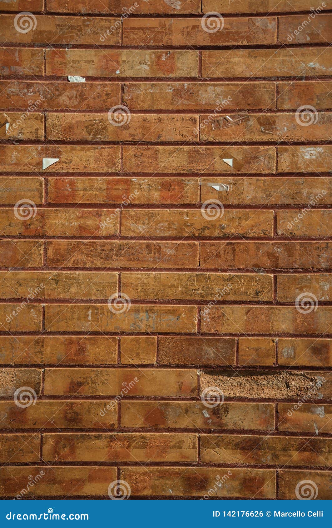 Wall Made of Bricks on Store Building Facade at Merida Stock Photo ...