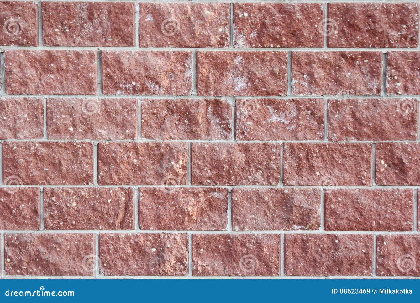 Wall Made of Decorative Bricks. Artificial Stone, Background. Stock ...