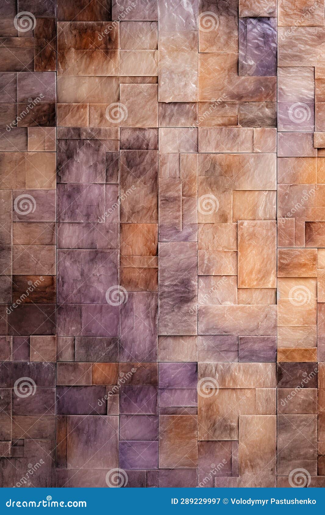 Wall Made of Different Colored Blocks of Wood and Stone. Generative AI ...
