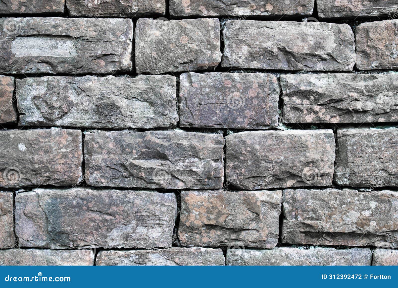 A Wall Made of Large Gray Blocks Stock Photo - Image of retro, dark ...