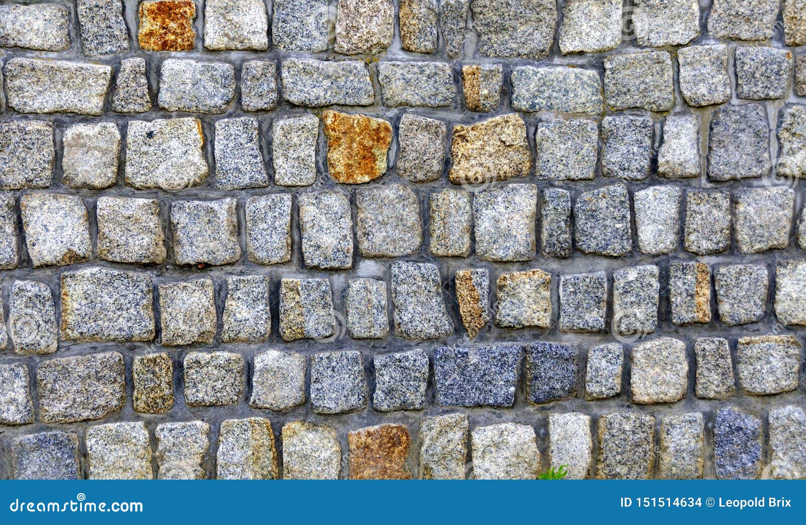 Wall of cobble stones stock photo. Image of paving, grave - 151514634