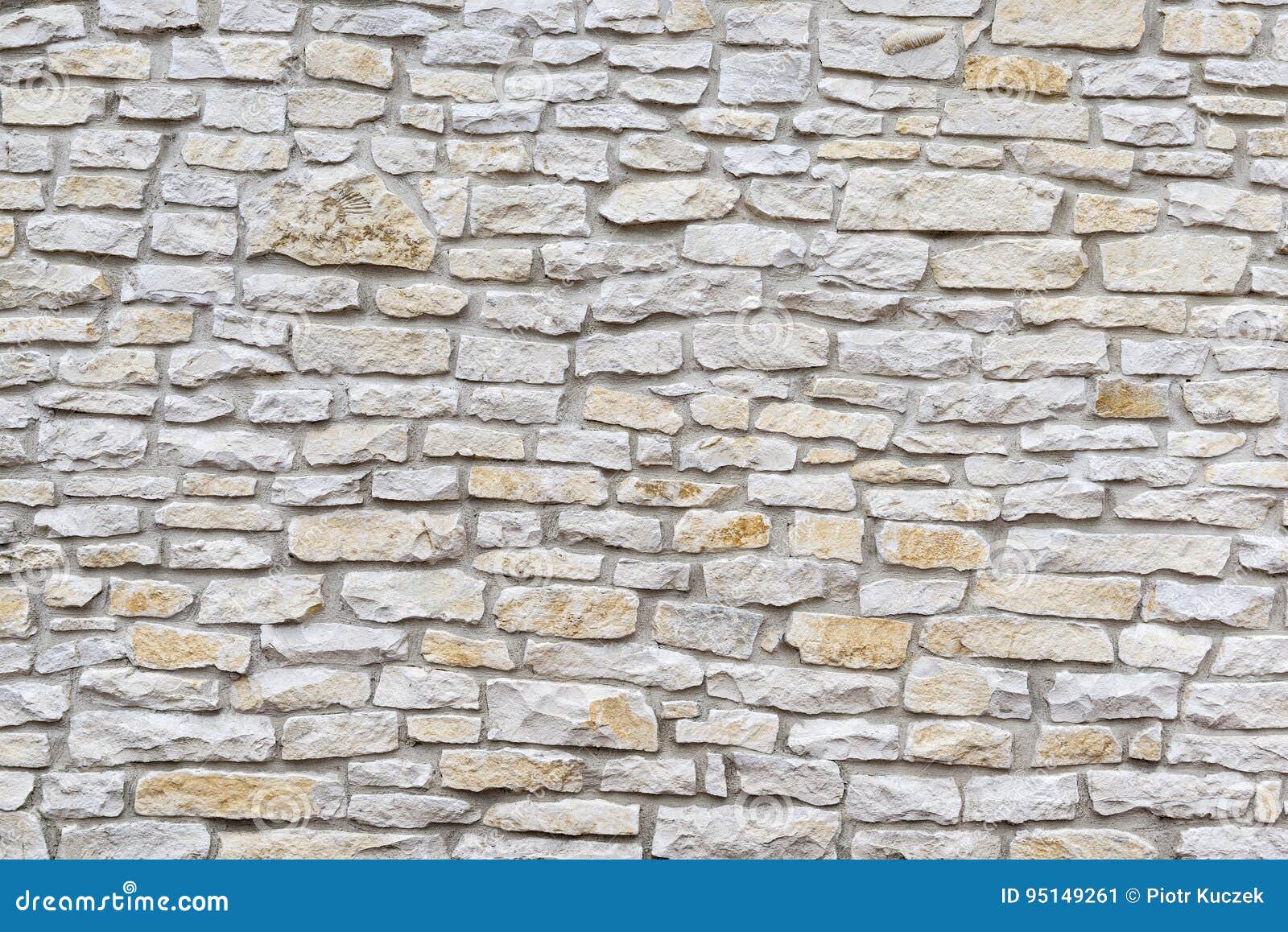 Wall Made of Natural Limestone. Stock Image - Image of background, wall ...