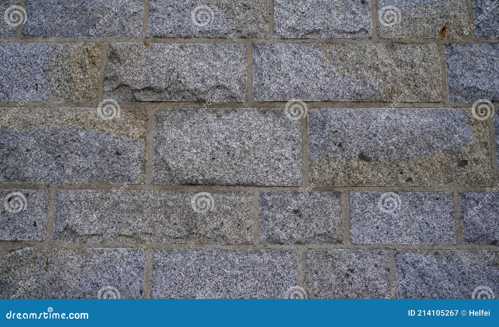 Wall Made of Natural Stone Built and Grouted Stock Image - Image of ...