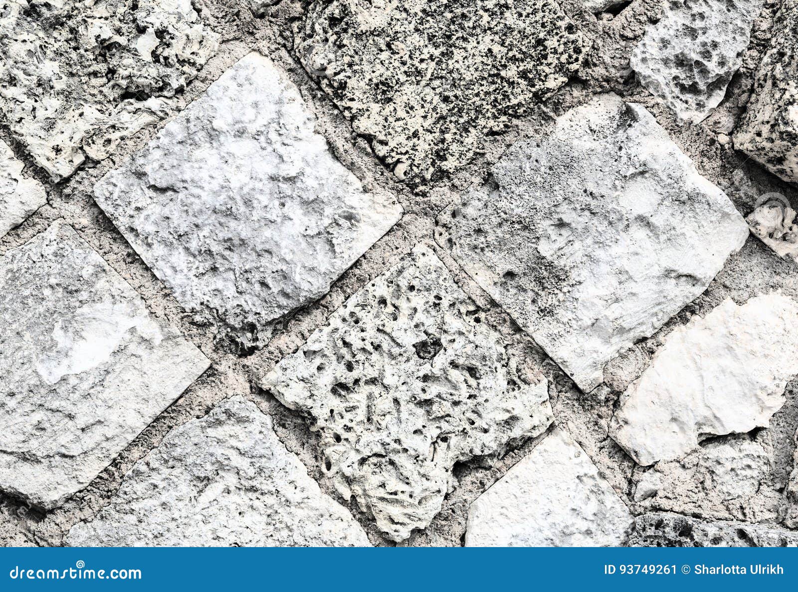 Wall Made of Natural Stone. Organic Texture. Stock Image - Image of ...