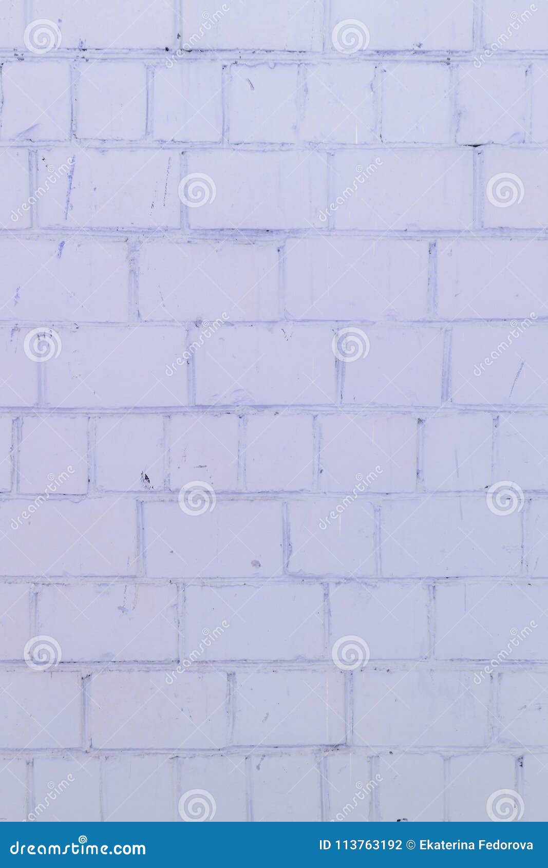 The Wall is Made of Pale Lilac Bricks. Texture of Masonry. Blank ...