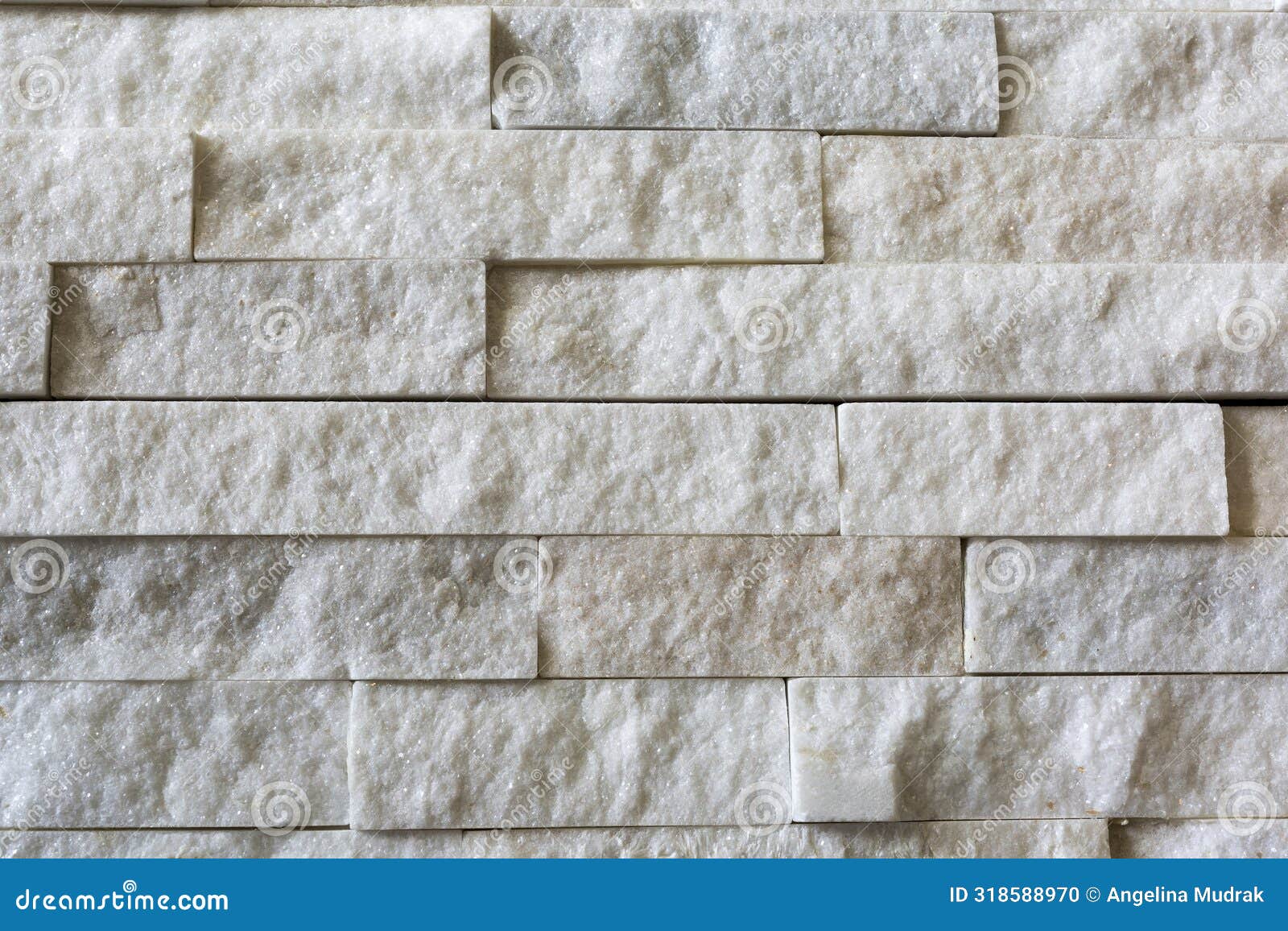 Wall made of quartz bricks stock photo. Image of abstract - 318588970