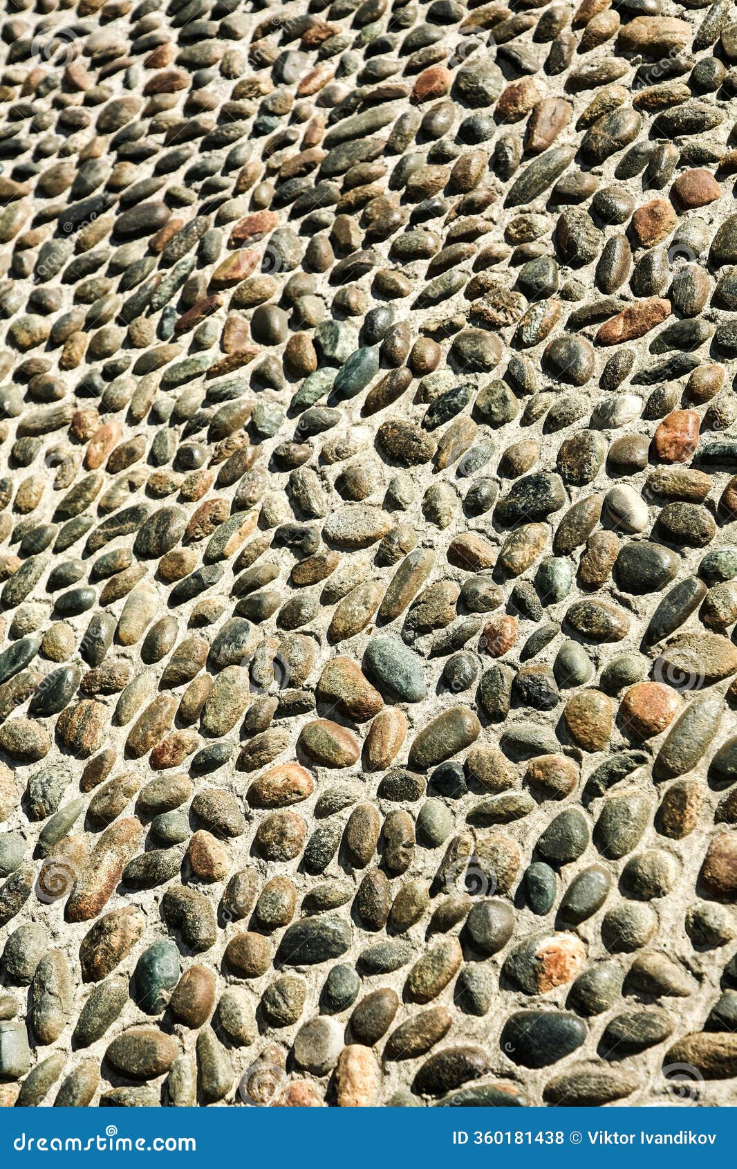 A Wall Made of Rocks and Pebbles Stock Photo - Image of closeup ...