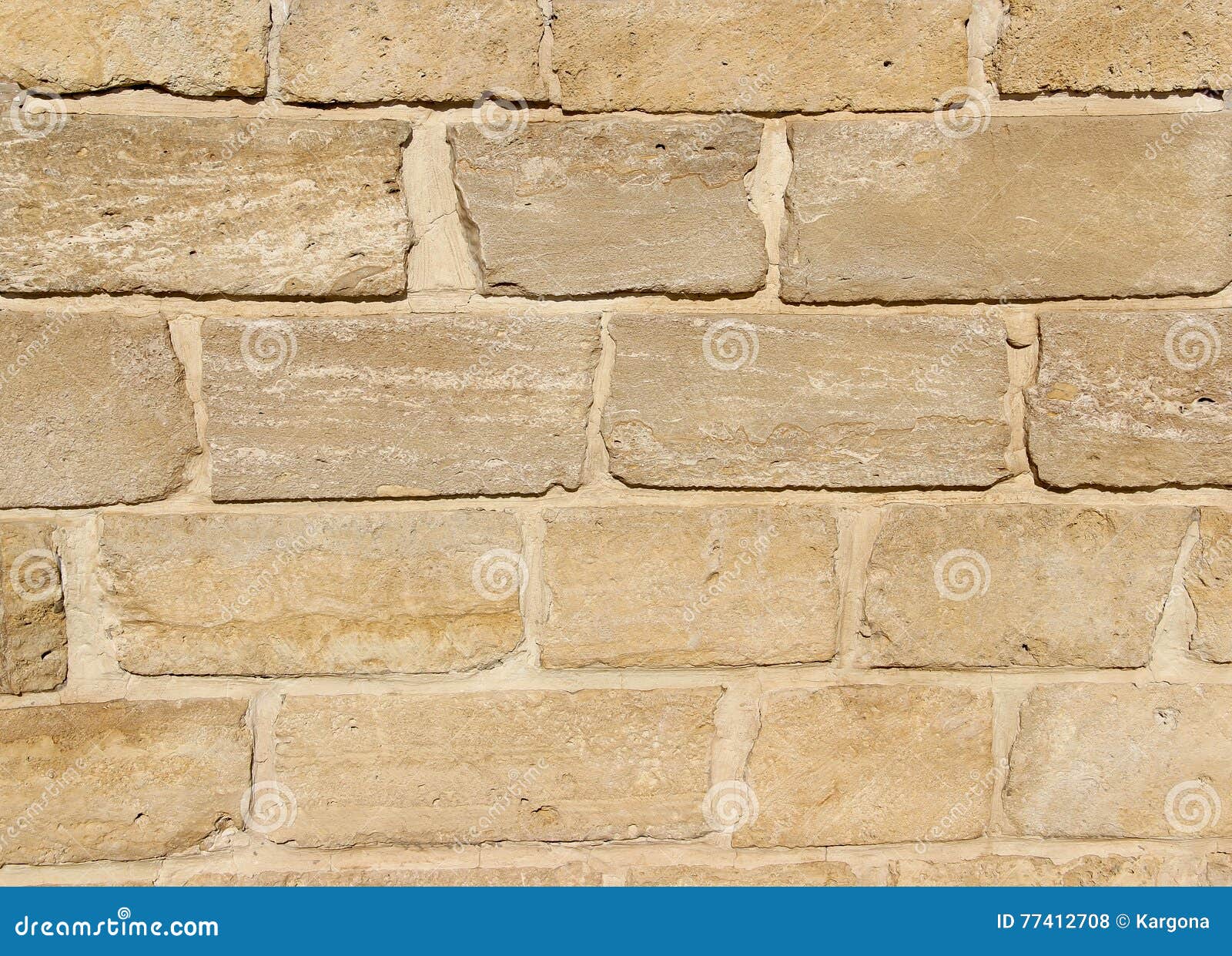 Wall Made of Sandstone Blocks Stock Photo - Image of texture, block ...