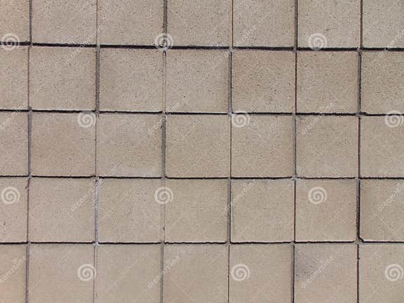 Wall Made of Small Square Stone Blocks Stock Photo - Image of building ...