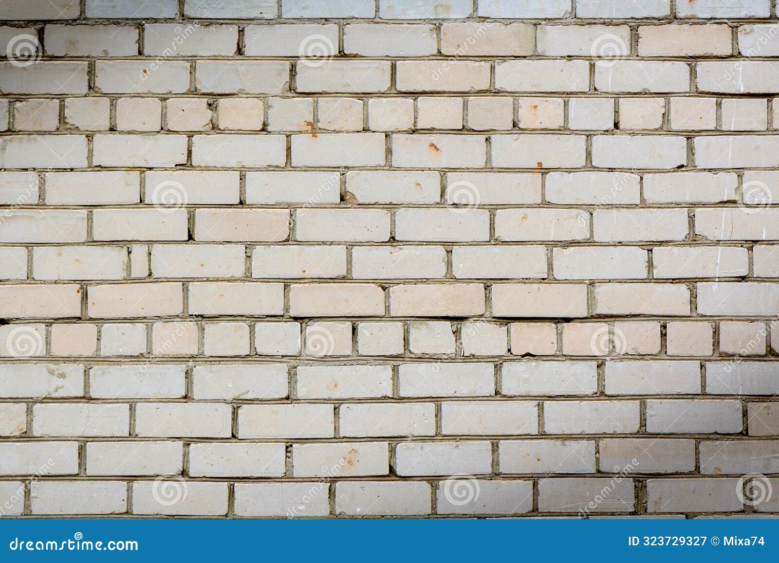 The Wall is Made of White Sand-lime Bricks. White Brick Masonry. Stock ...