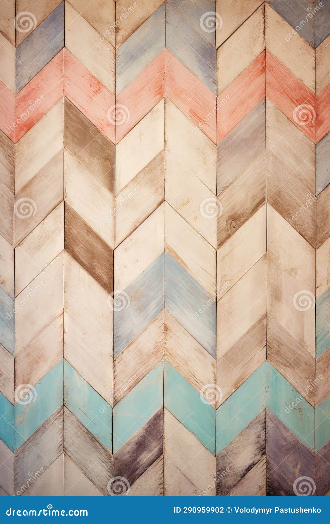 Wall Made of Wood with Chevron Pattern on it. Generative AI Stock Photo ...