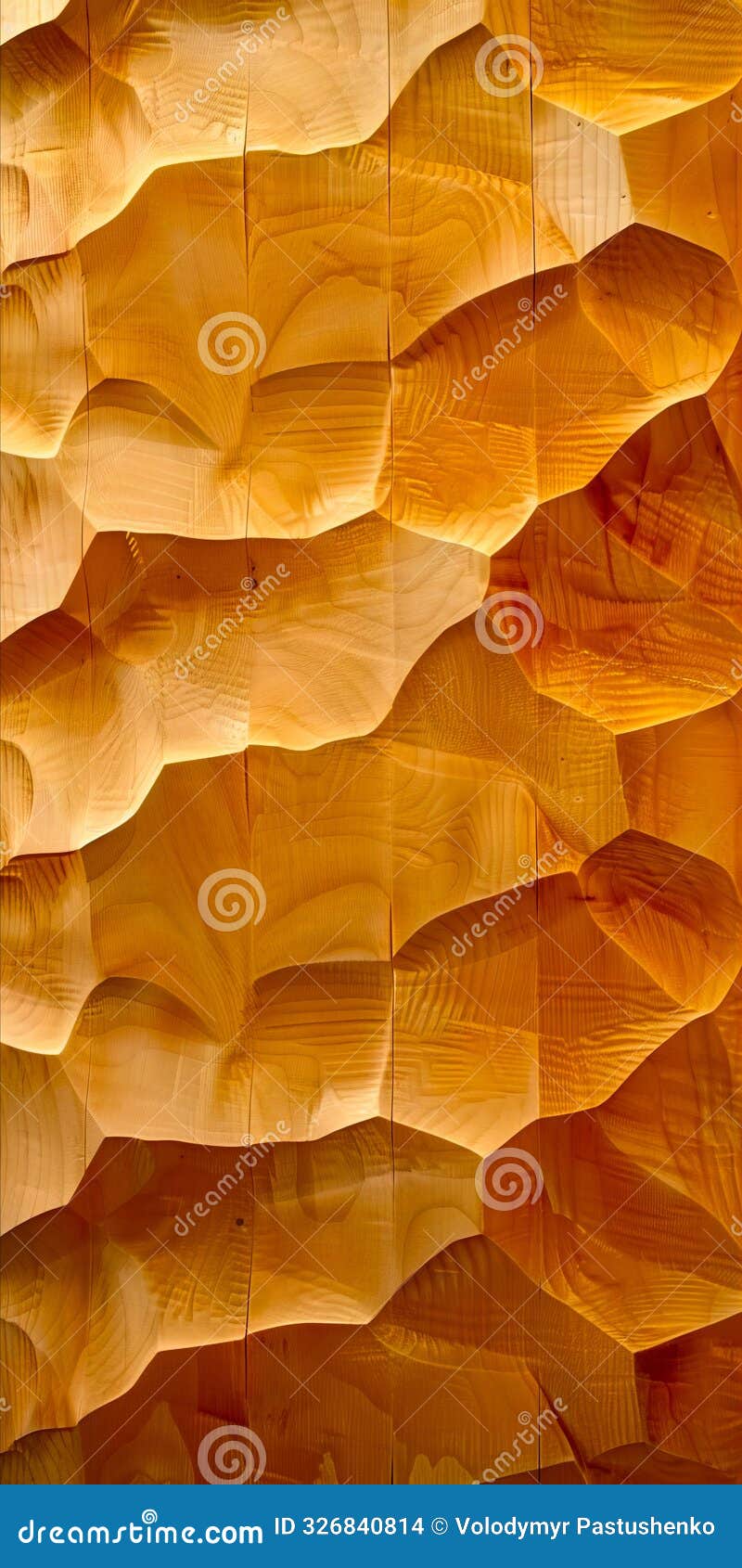 A Wall Made of Wood with Wavy Patterns Stock Photo - Image of wood ...