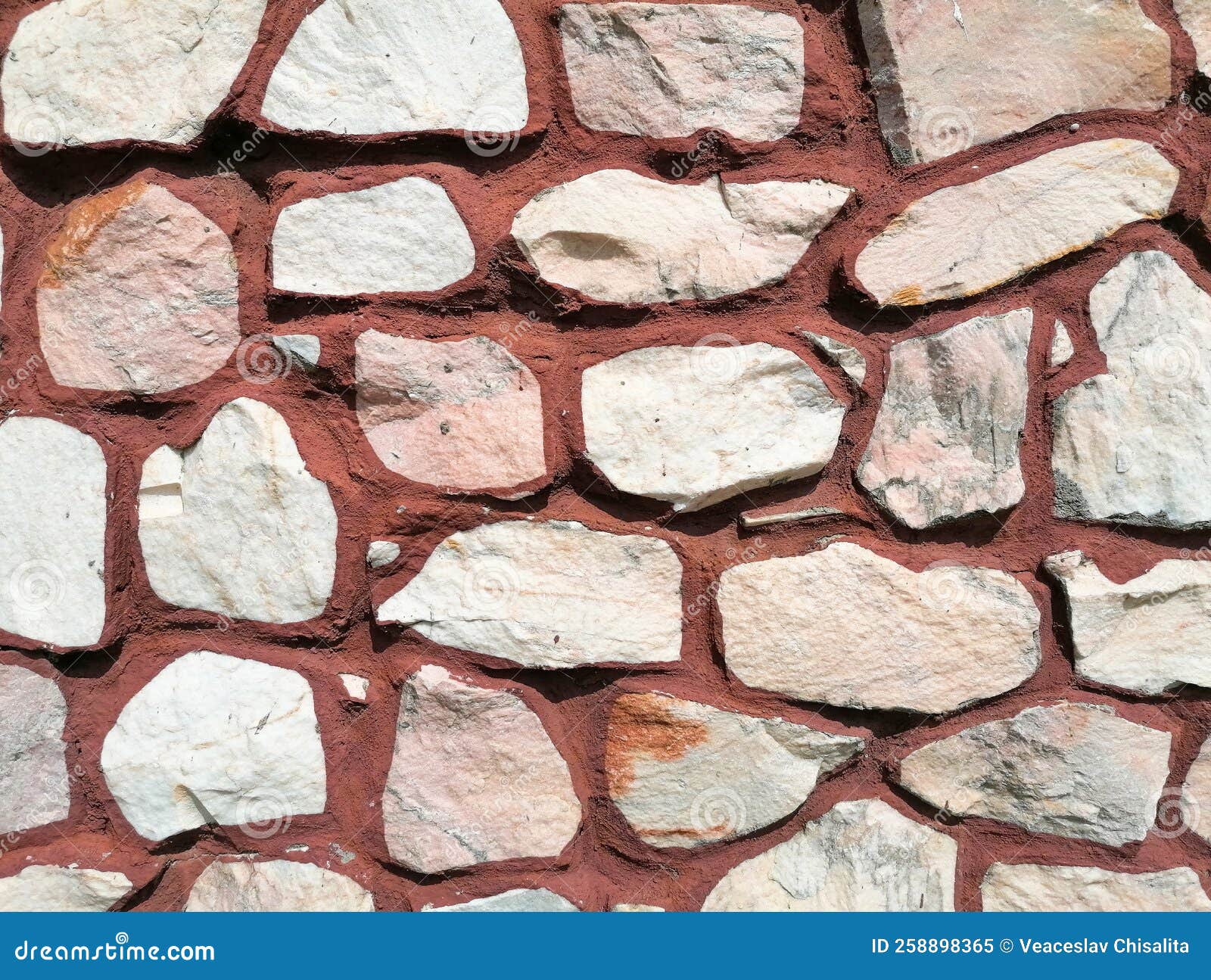 Wall with Masonry, with Chestnut Color Elements Stock Image - Image of ...
