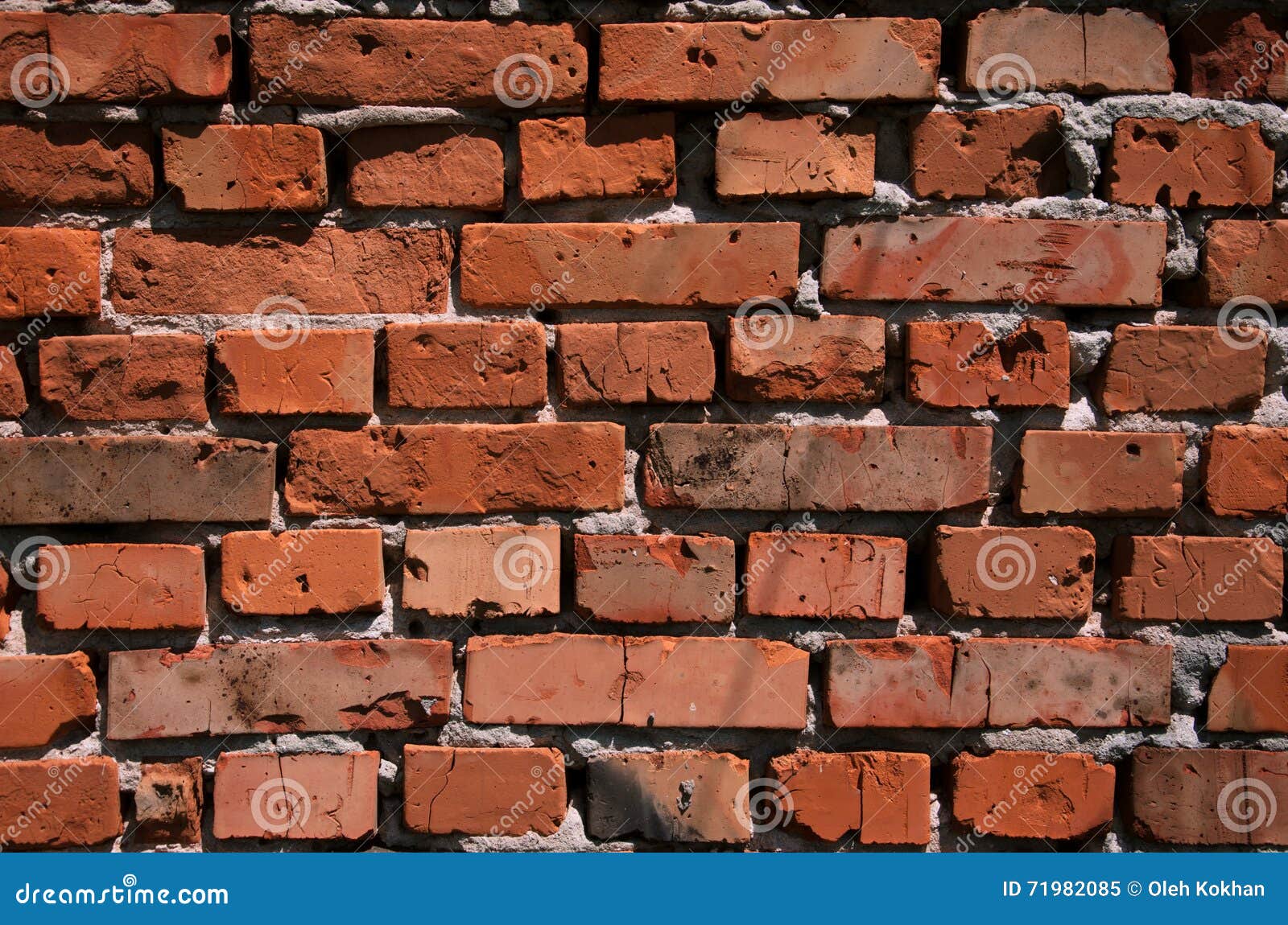 Wall of a Medieval Castle with Red Clay Bricks Stock Image - Image of ...