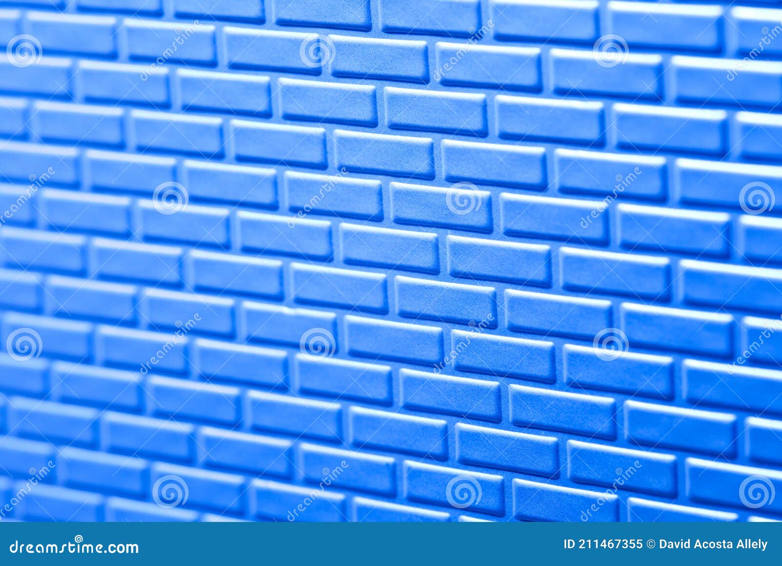 Wall of metallic bricks stock image. Image of azul, colors - 211467355