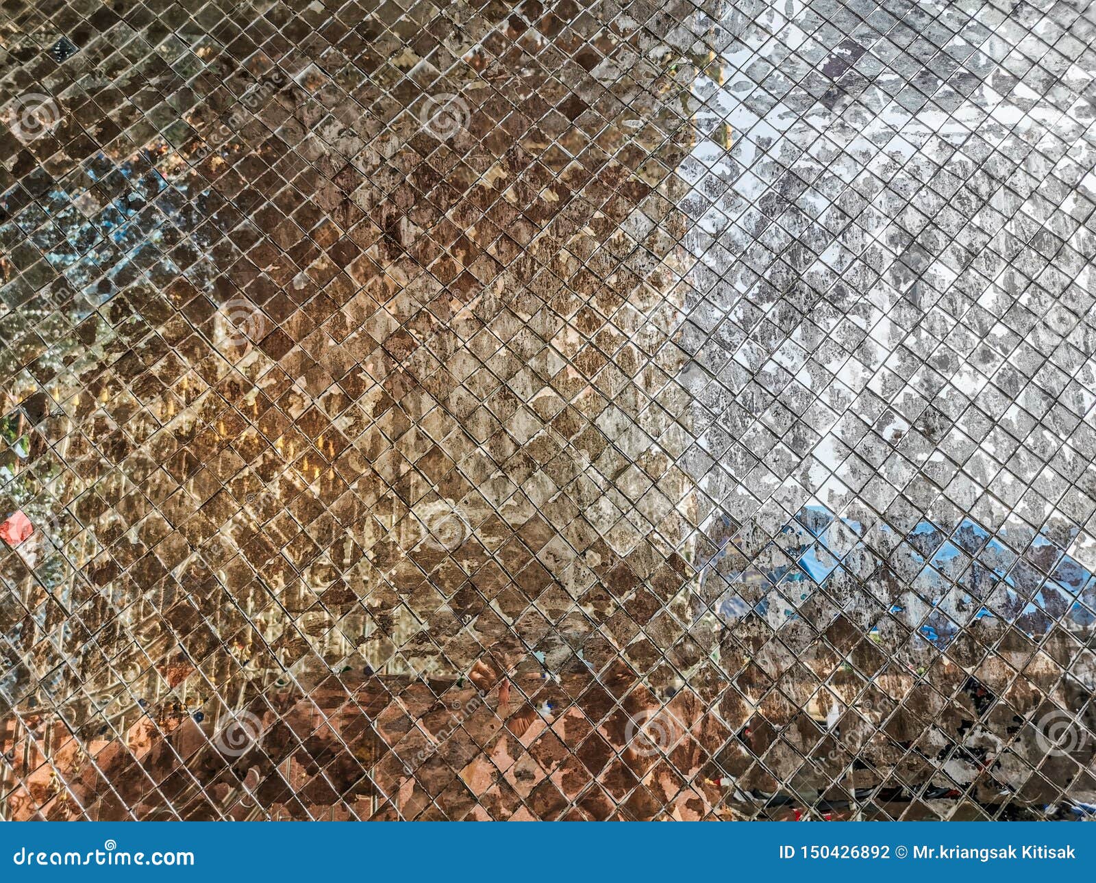 Wall with Mirror Texture Background Stock Photo - Image of glitter ...